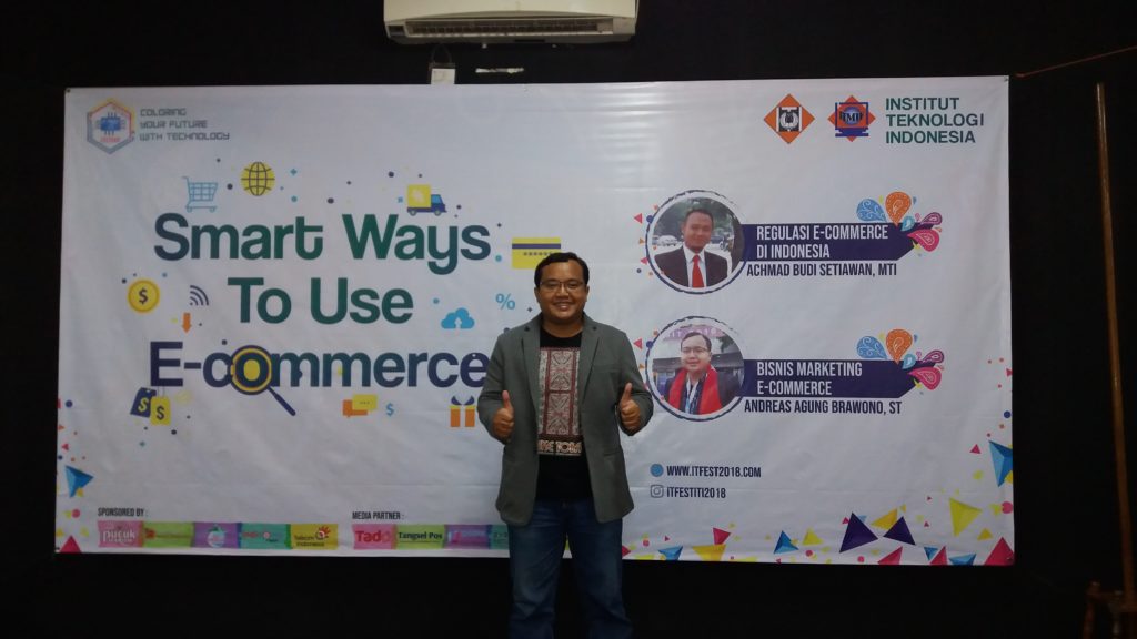 Seminar Bisnis Online E-Commerce Kampus ITI Serpong – Andreas Agung