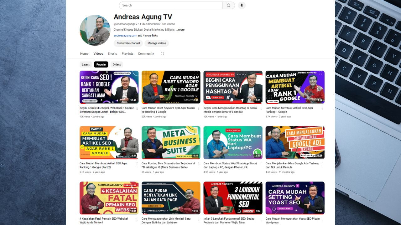 Rekomendasi 2 Channel Youtube Terbaik untuk Belajar Digital Marketing ...